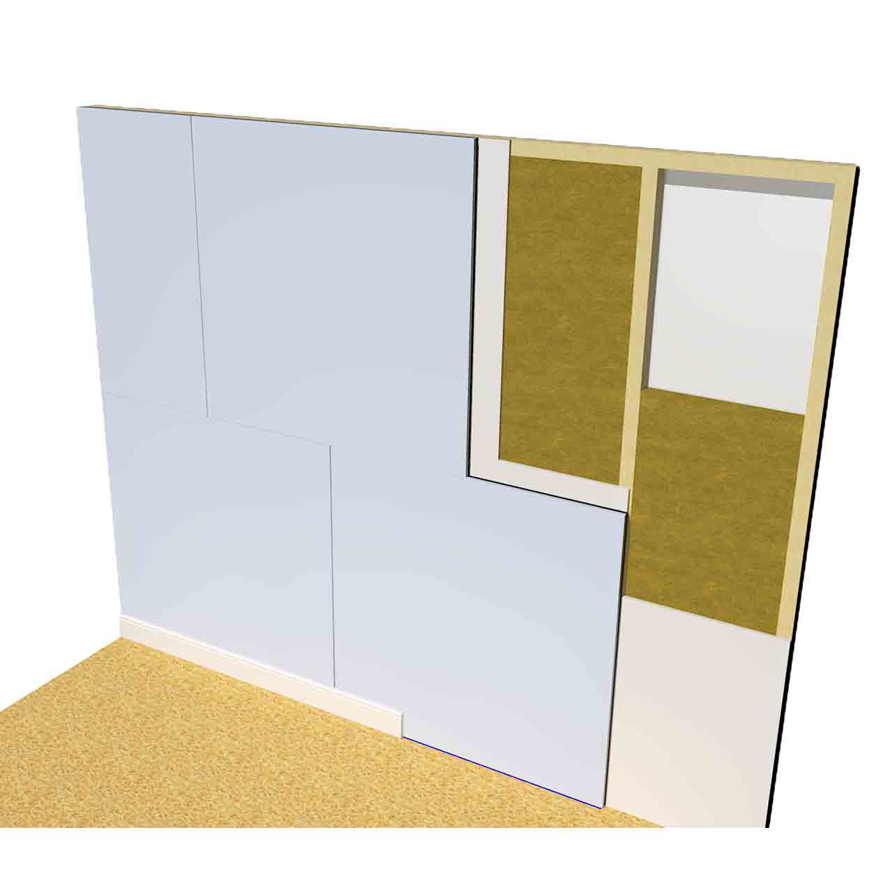 ProSound SoundBoard 3 (1.2m x1.2m x 27mm) – Stud Walls, Soundproofing ...